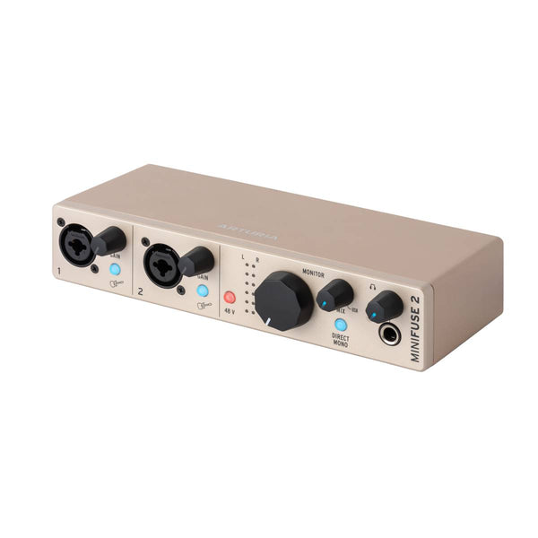 Arturia Minifuse 2 USB Audio Interface 2 in/ 2 out - Champagne ...