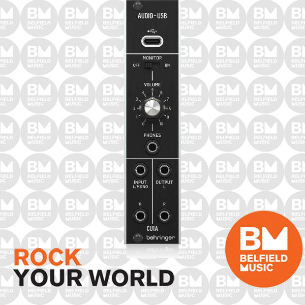 Behringer CU1A 2 In/2 Out USB Audio Interface Eurorack Module ...