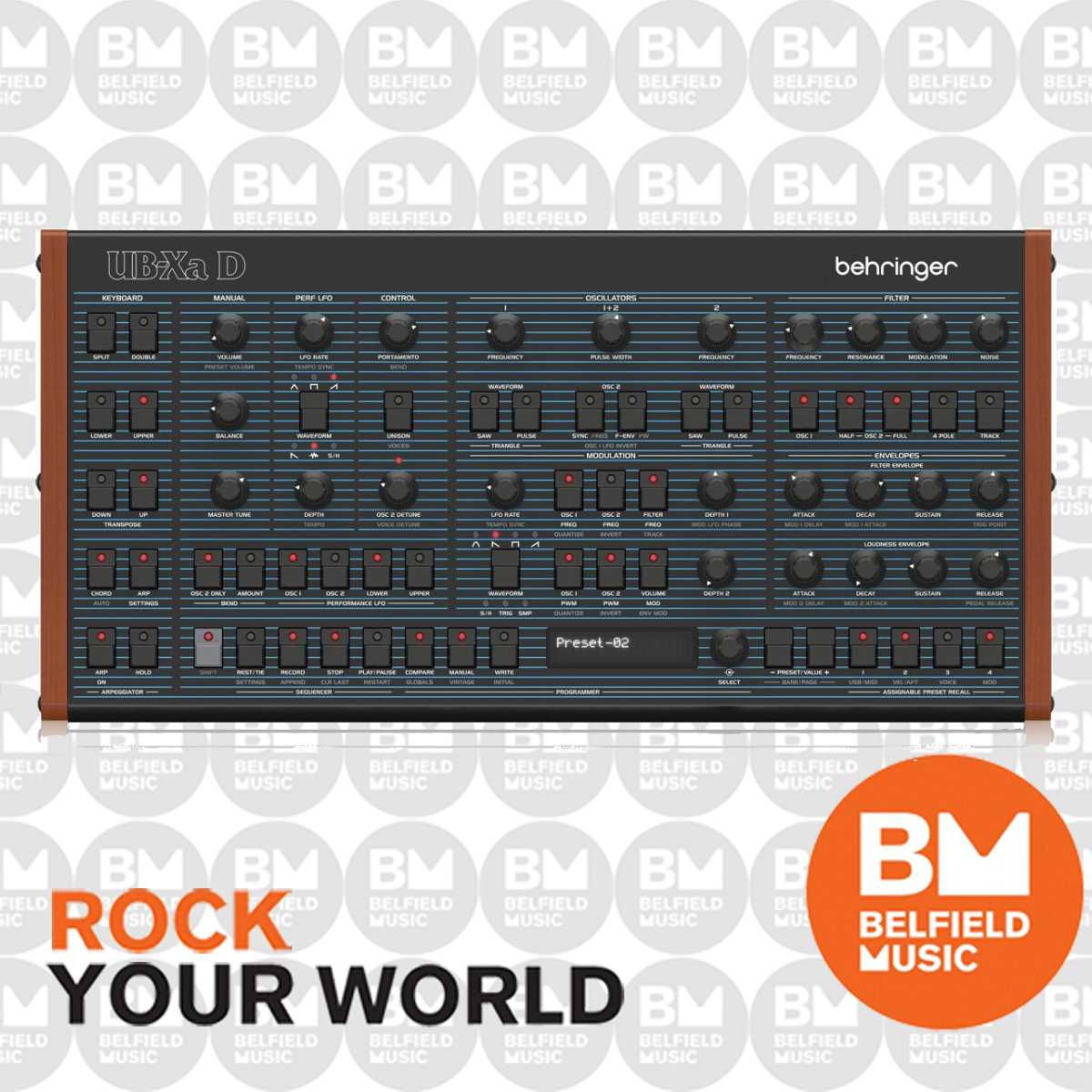 Behringer UB-Xa D Desktop Analog Polyphonic Synthesizer - Belfield Music