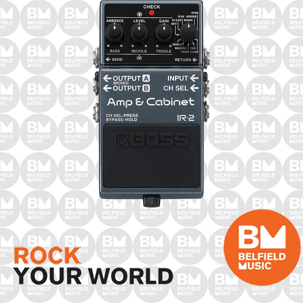Boss IR-2 Amp & Cabinet Effects Pedal IR2 - Belfield Music