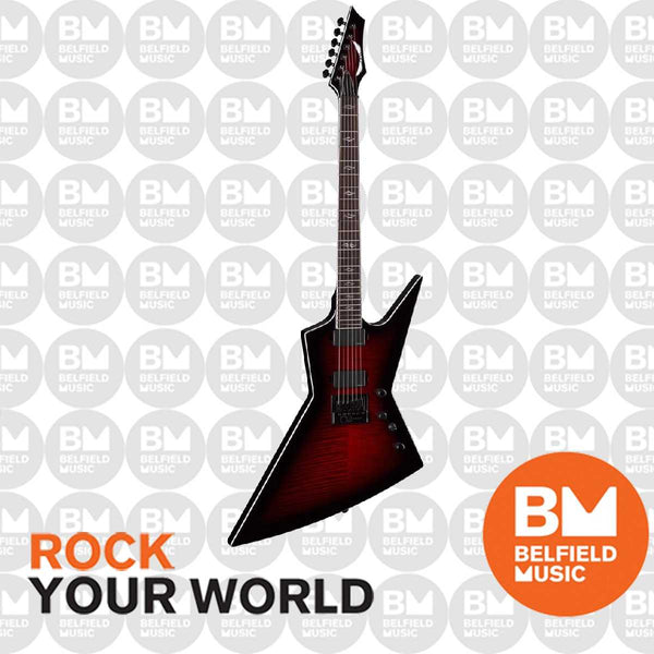 Dean Zero Select Electric Guitar Black Cherry Burst w/ Evertune & Fish ...