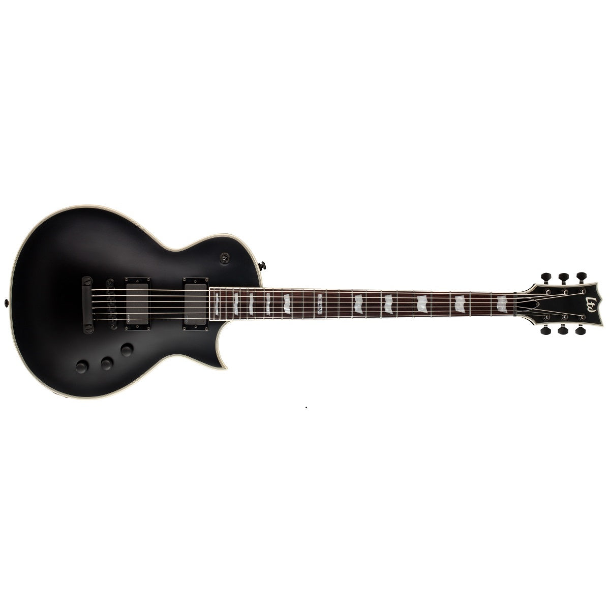 ESP LTD EC-401 Eclipse Electric Guitar Black Satin w/ EMGs - Belfield Music