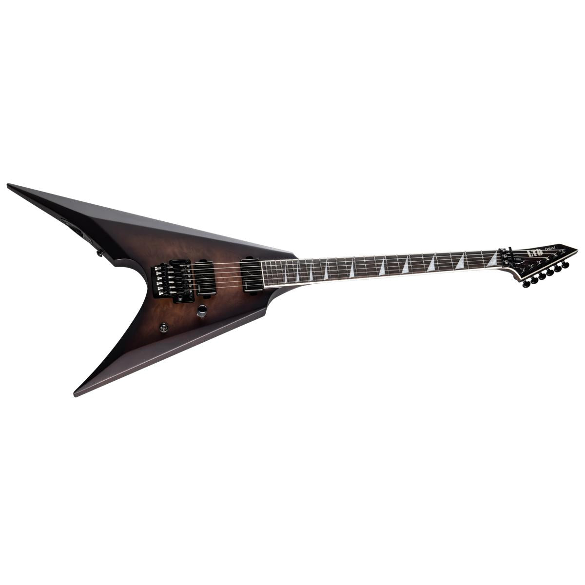 ESP LTD ARROW-1000 Electric Guitar Dark Brown Sunburst Satin w/ Fishma ...