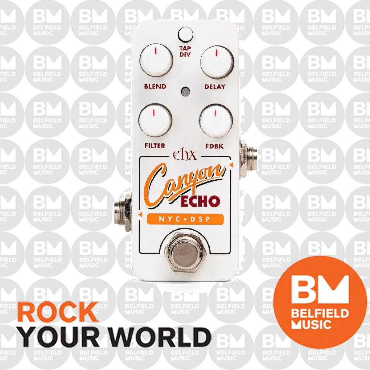 Electro-Harmonix EHX Pico Canyon Echo Digital Delay Effects Pedal ...