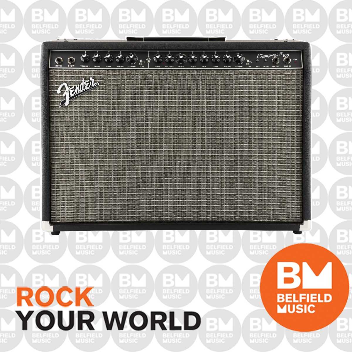 Fender Champion II 100 Guitar Amplifier 100w 2x12inch Combo Amp - 2330 ...