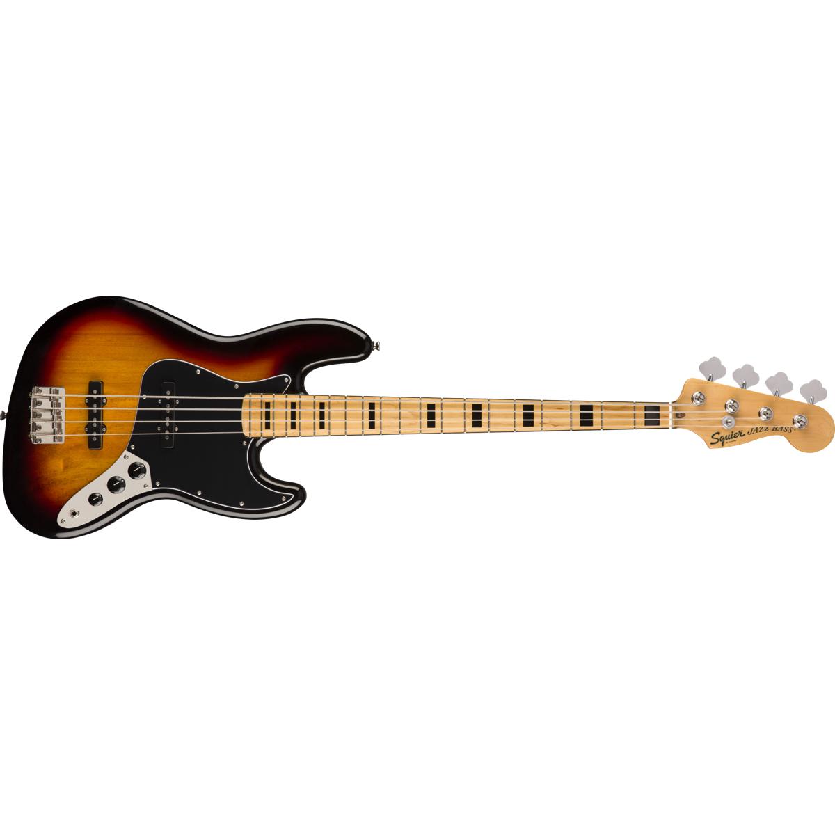 Fender Squier Classic Vibe 70s Jazz Bass Electric Guitar 3-Color ...