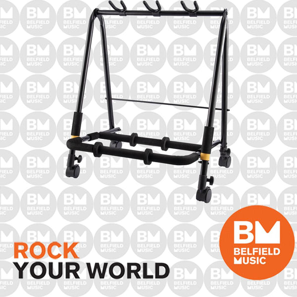 Hercules GS523BPLUS Guitar Rack 3-Piece w/ Casters - Belfield Music