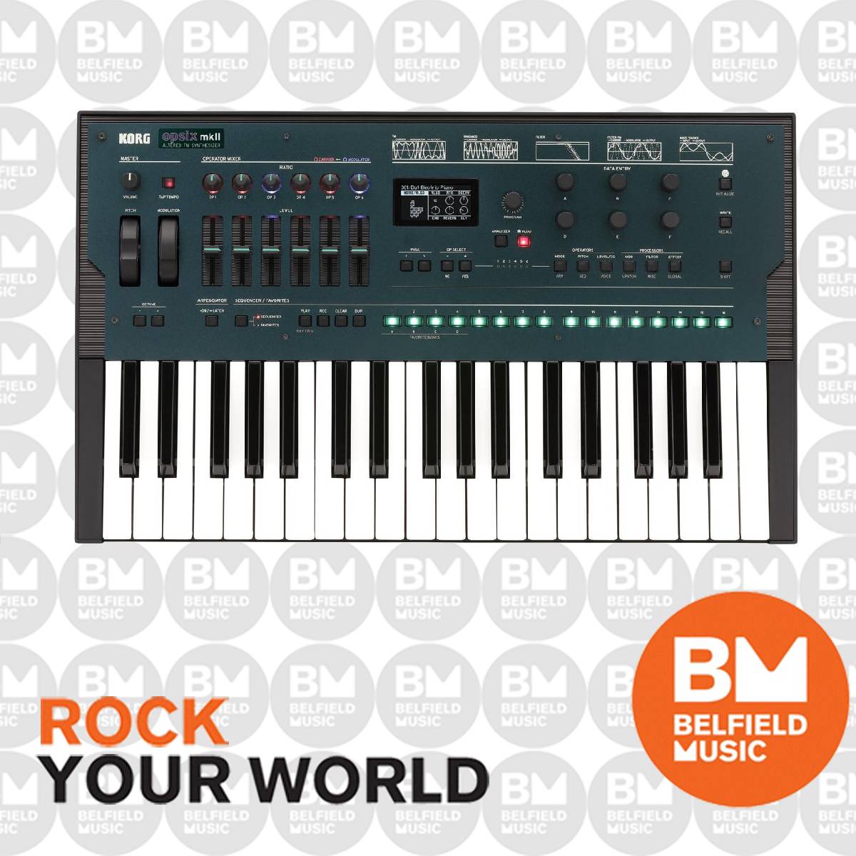 Korg opsix Mk2 Synth Altered FM Synthesiser 37-Key - Belfield Music