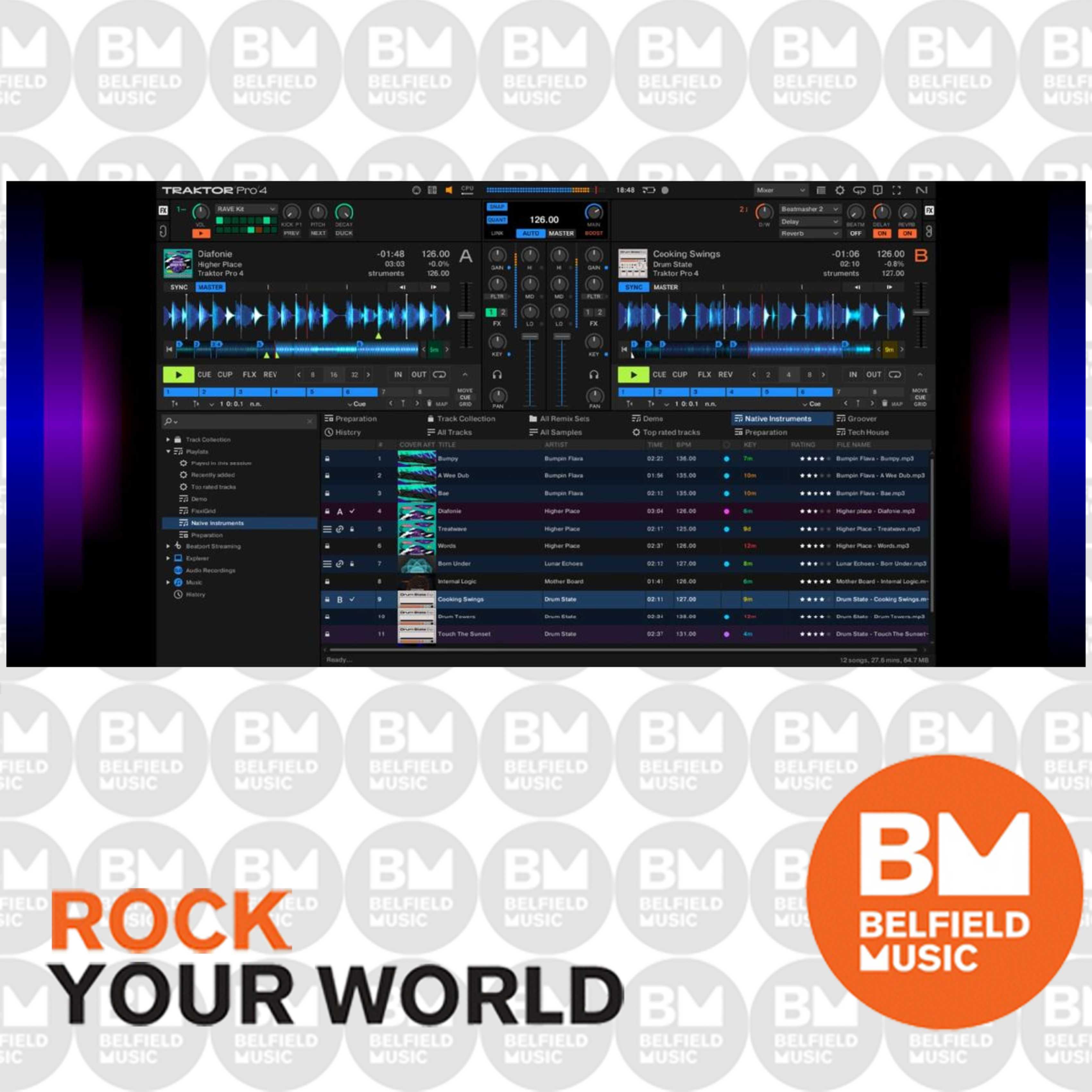 Native Instruments NI Traktor Pro 4 Software - Belfield Music