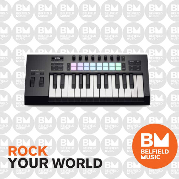 Novation LaunchKey 25 Mk4 MIDI Controller 25-Note Keyboard - BM ...