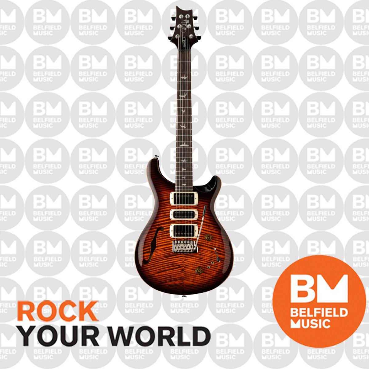 PRS Paul Reed Smith SE Special Semi Hollow Electric Guitar Orange Tige ...