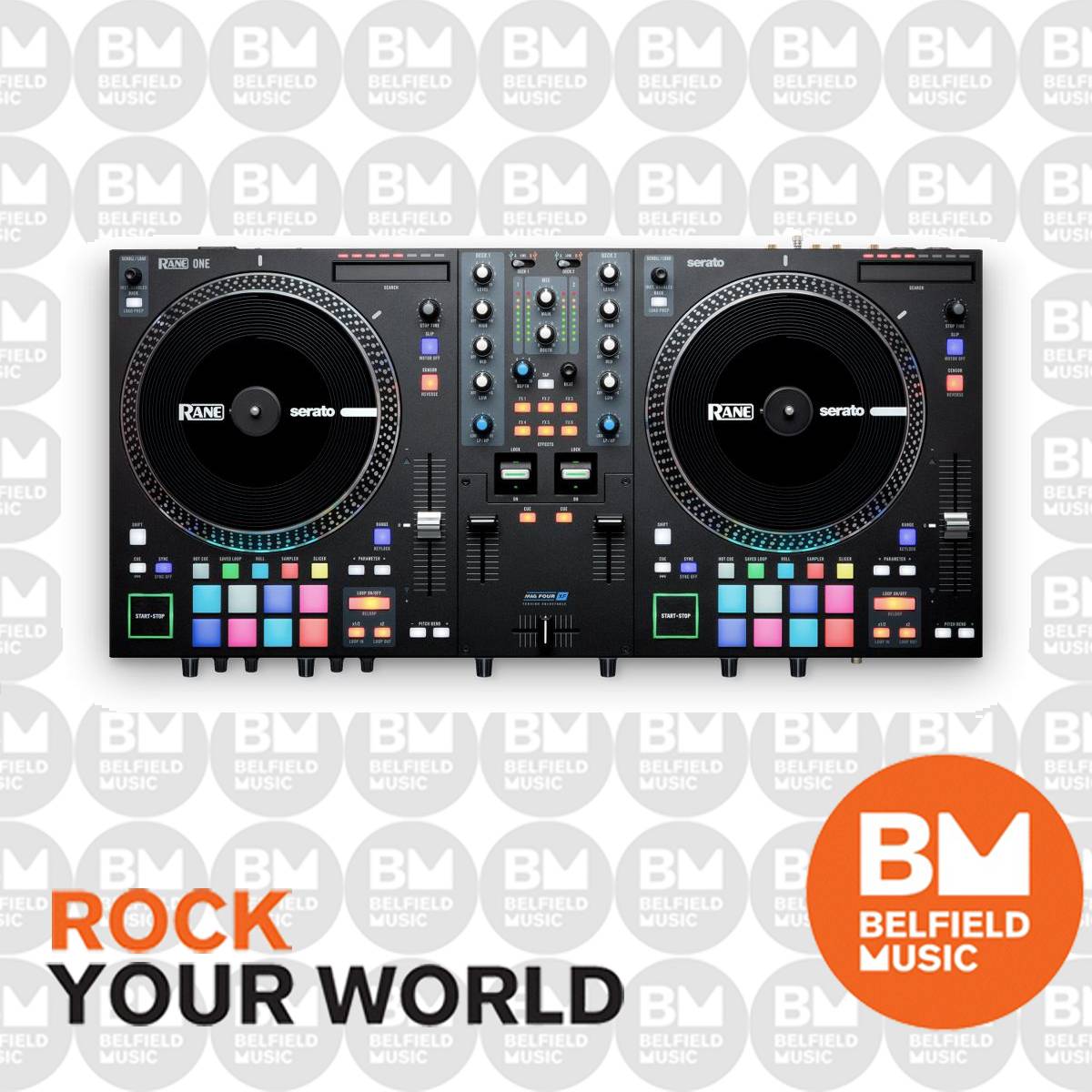 Rane Serato Logo RANE ONE Professional Motorised DJ Controller