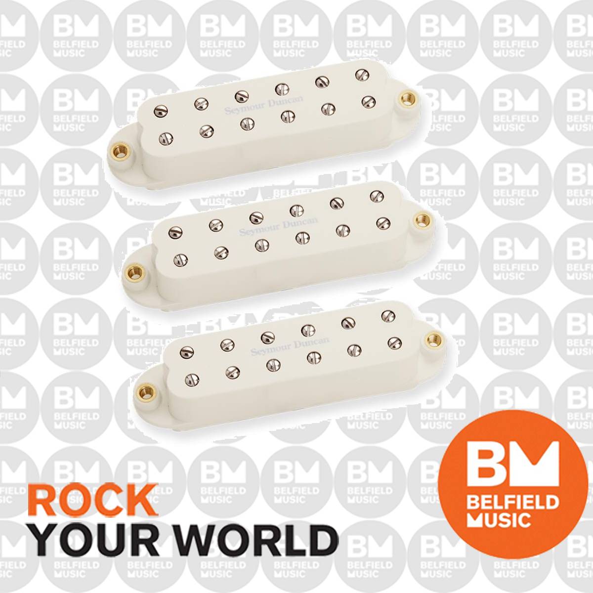 Seymour Duncan Lil 78 Strat Pickup Set Parchment - Belfield Music