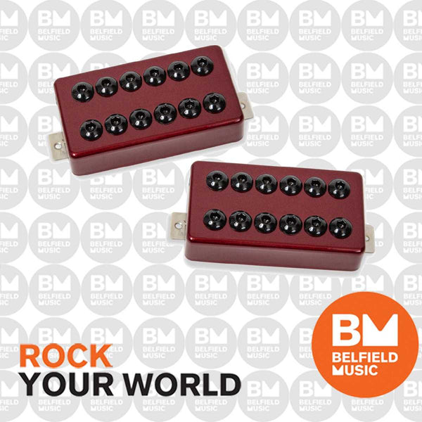 Seymour Duncan SH 8N Invader Electric Guitar Pickup Set Crimson Red ...