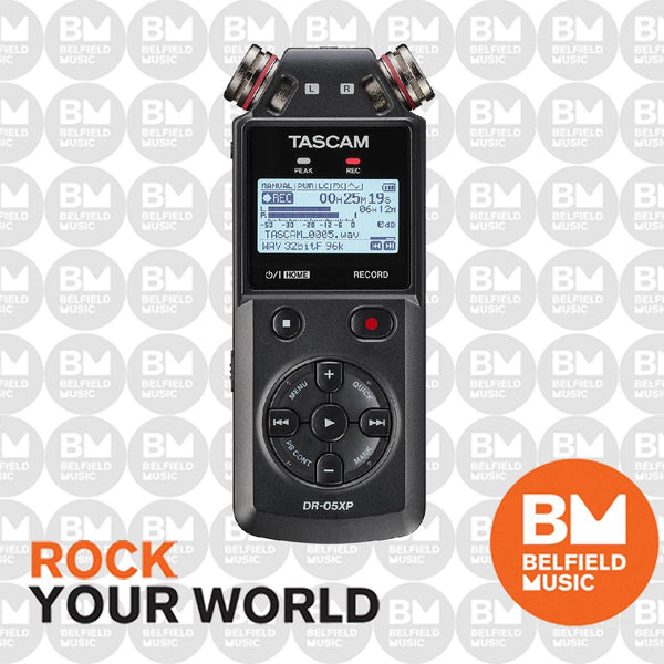 Tascam DR-05XP 2-Channel Handheld Recorder w/ USB-C Interface ...