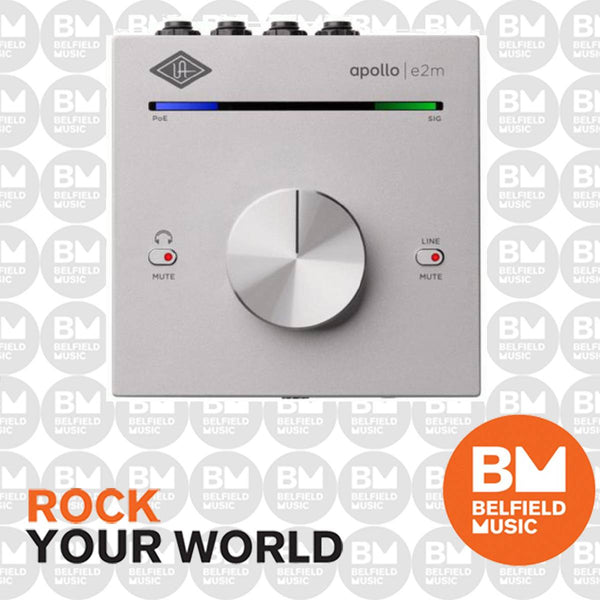 Universal Audio UA Apollo e2m Stereo Headphone Amplifier & Line Interf - Belfield Music