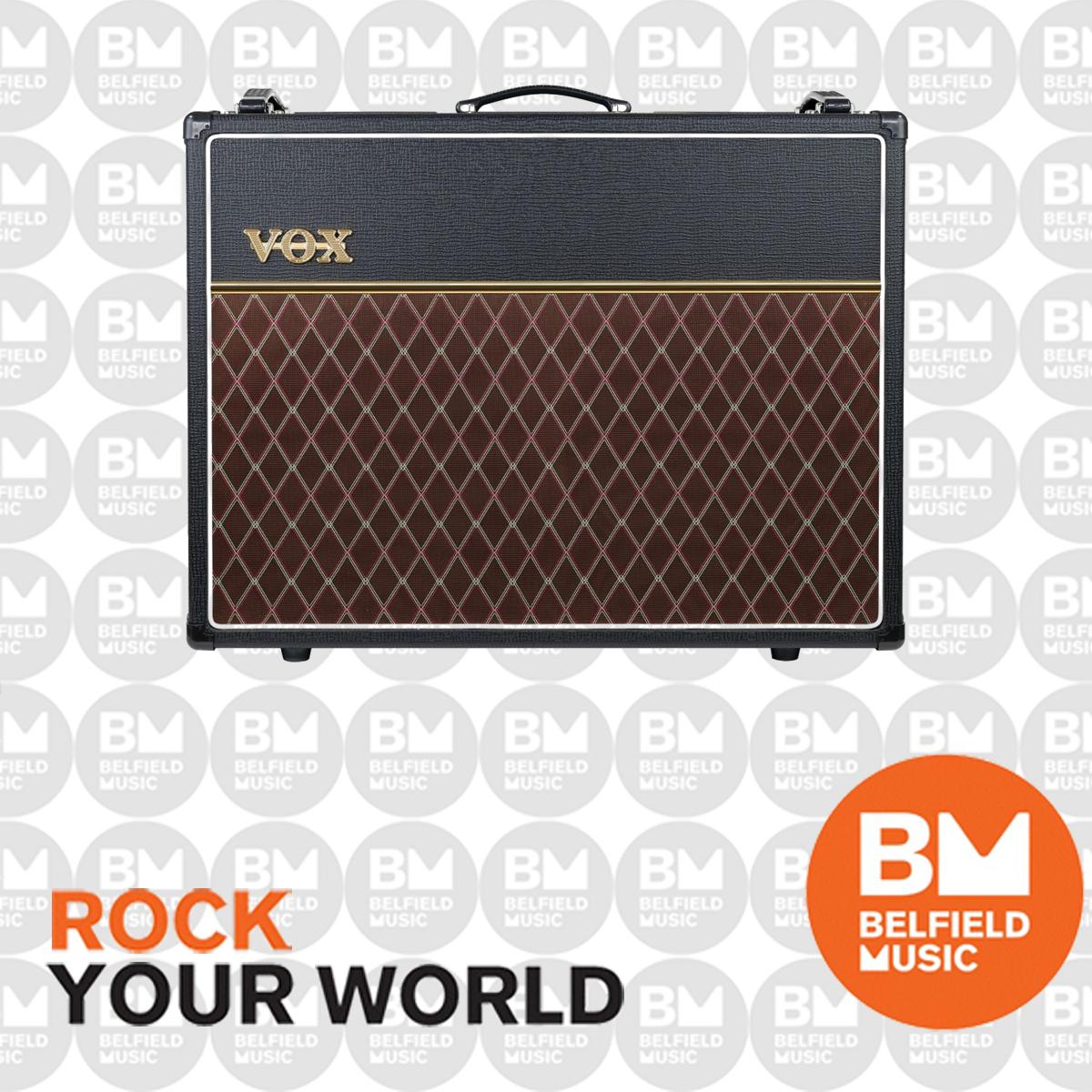 VOX AC30 Custom Guitar Amplifier 30W 2x12 Valve Amp Combo w/ Alnico Bl ...