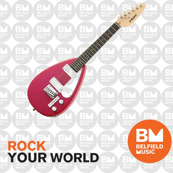 VOX MK3-MINI-LR Teardrop Mini Electric Guitar Loud Red - Belfield Music