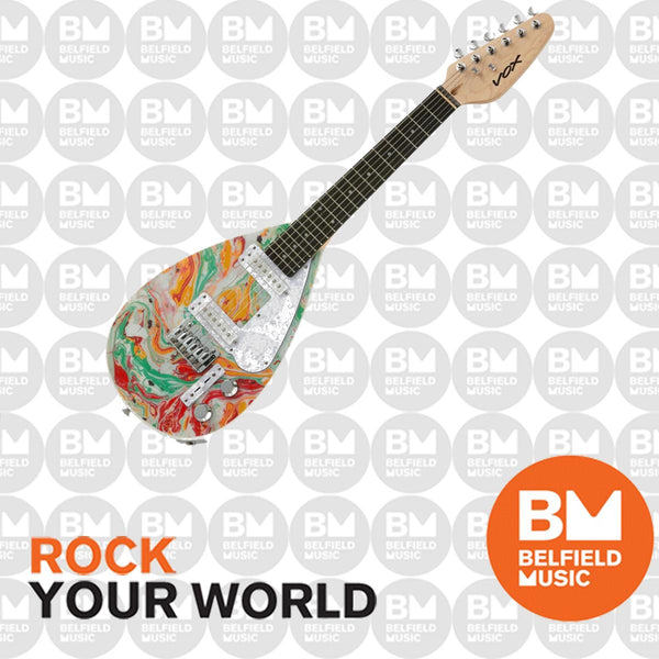 VOX MK3-MINI-MB Teardrop Mini Electric Guitar Marble - Belfield Music