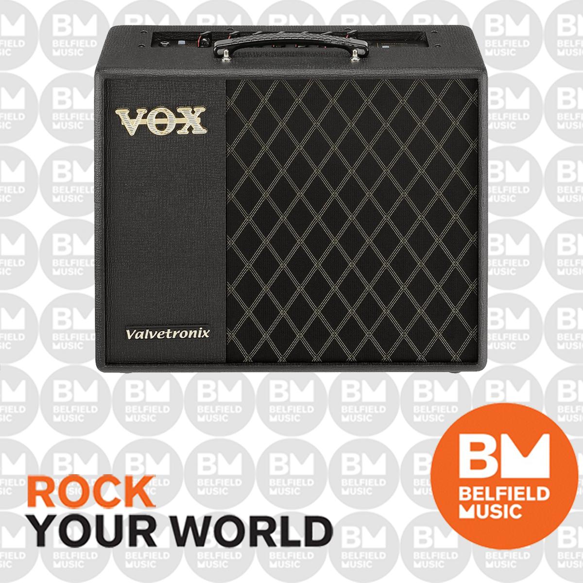 VOX VT40X Valvetronix Guitar Amplifier 40W 1x10 Combo Amp - Belfield Music