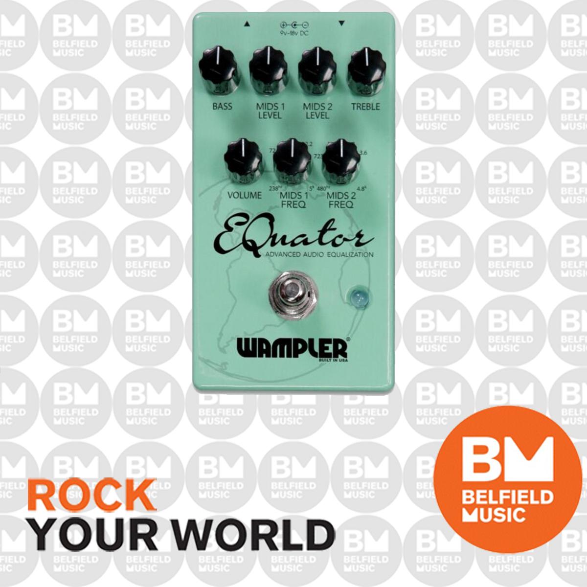Wampler Equator Parametric EQ Effects Pedal - Belfield Music