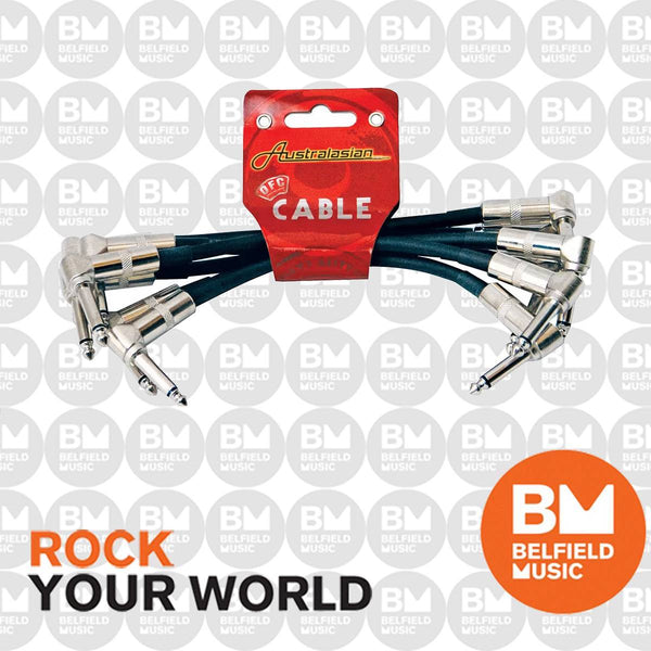 Australasian AMS615 Patch Cables 15cm 6inch Qtr Right Angle (6-Pack ...