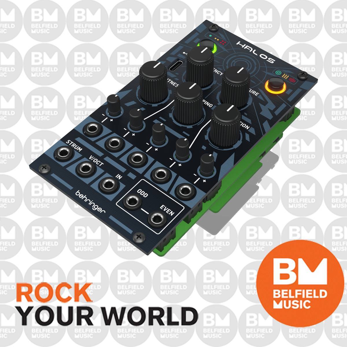 Behringer HALOS Physical Modeling Synthesizer for Eurorack - Belfield Music