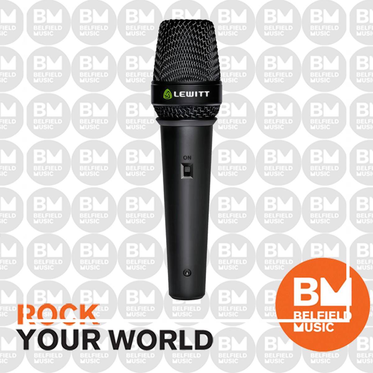 Lewitt Audio MTP 5S Dynamic Microphone Live Vocal Hand Held Mic w/ Swi ...