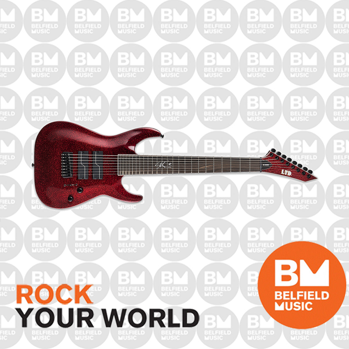 ESP LTD SC-608B Baritone Stef Carpenter Signature 8-String Electric ...