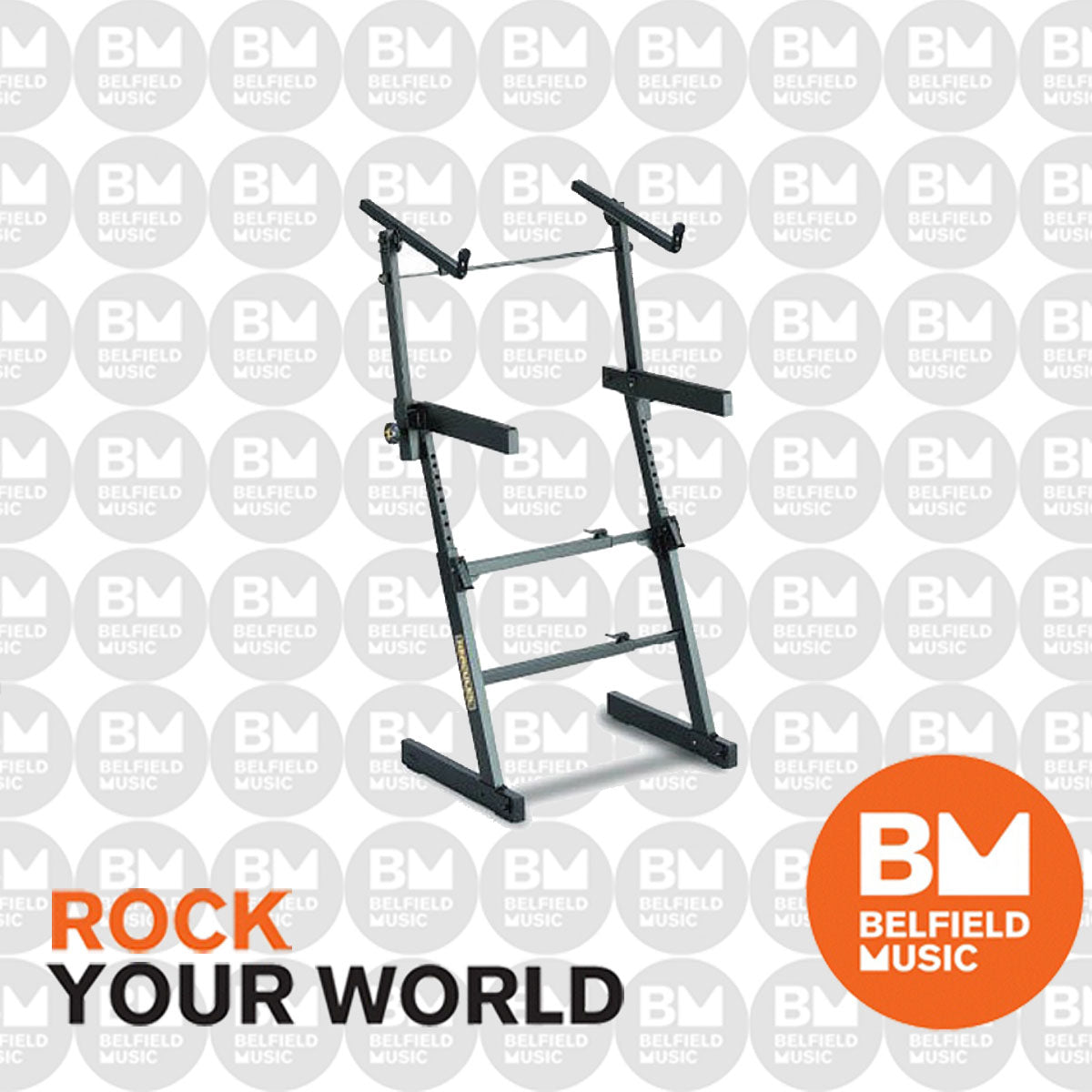 Hercules KS410B AutoLock Z Keyboard Stand w/ 2nd Tier - Buy Online ...