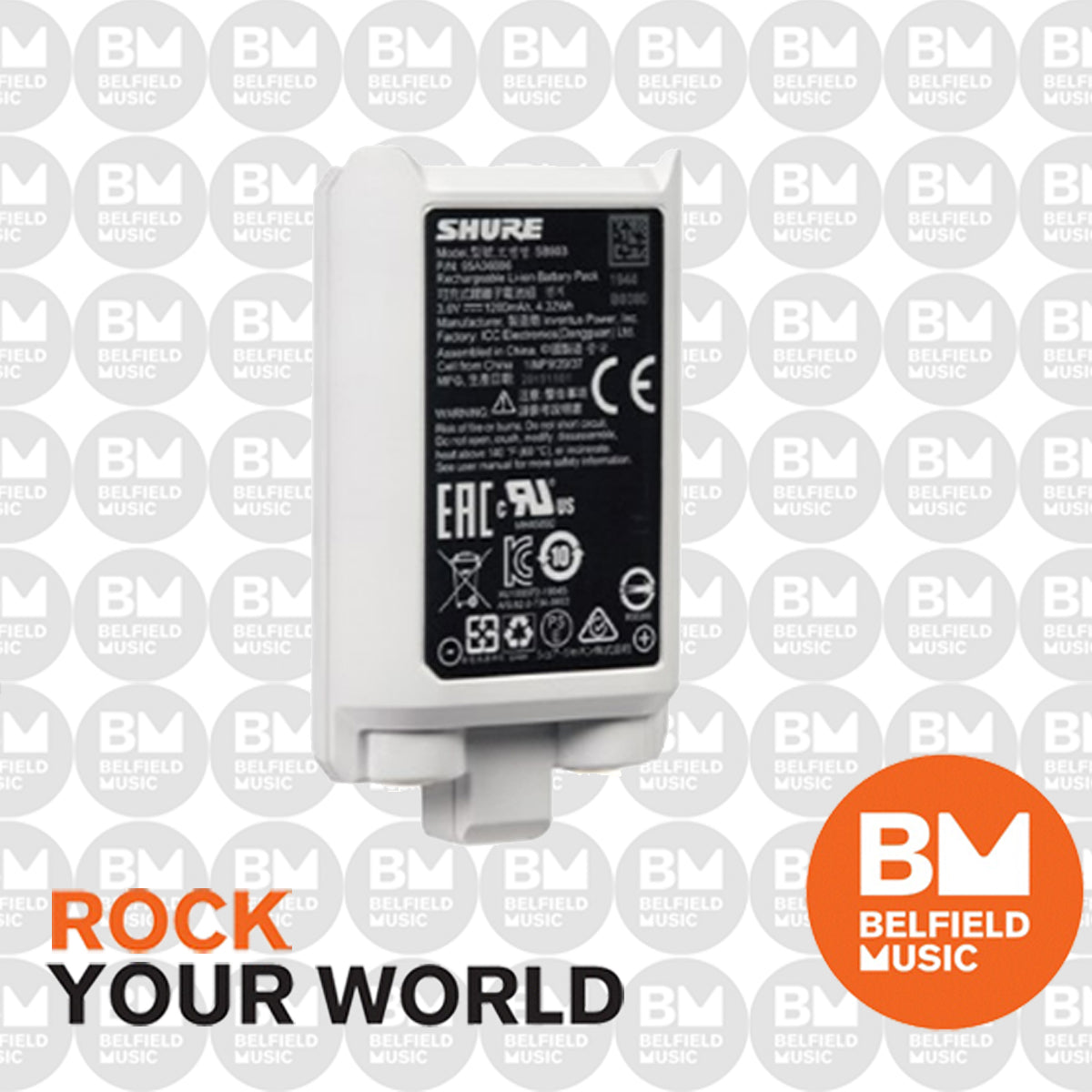 Shure SB903 Battery w/ 1 x SBC203 Charger Kit 2 x SB903 Batteries ...