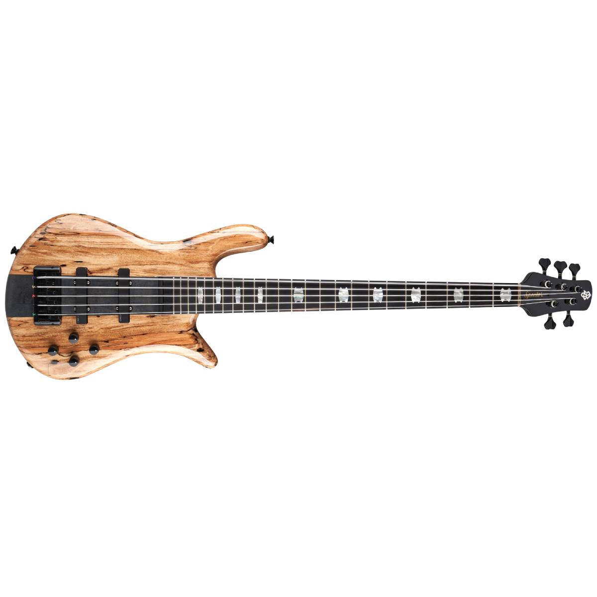 Spector Euro 5 CST Spalted Maple Bass Guitar 5-String Natural Gloss w ...