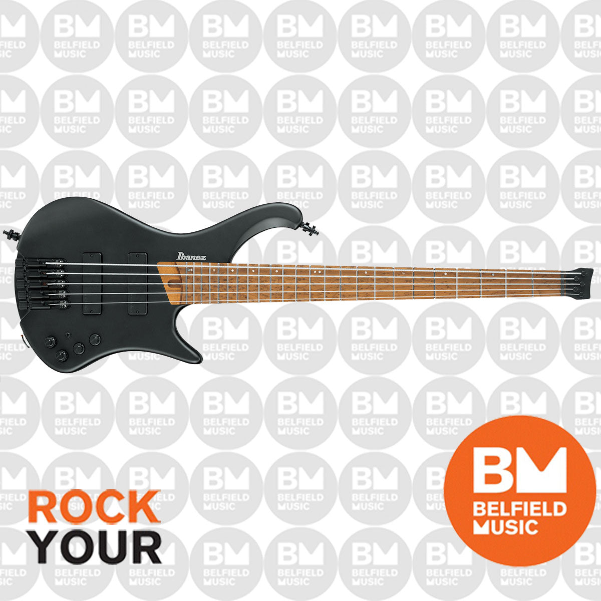 Ibanez EHB1005 Bass Guitar 5-String Flat Black w/ Gigbag -Buy Online ...