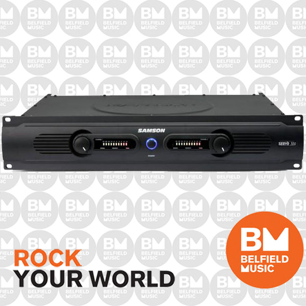 Samson Servo300a Stereo Reference Amplifier - Buy Online - Belfield Music