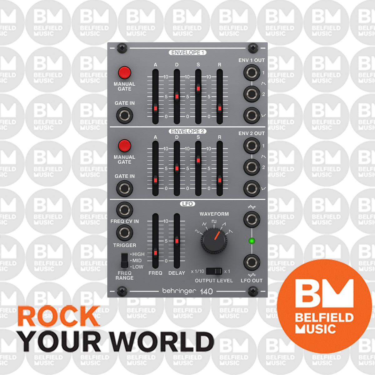 Behringer 140 Dual Envelope LFO Module - Buy Online - Belfield Music