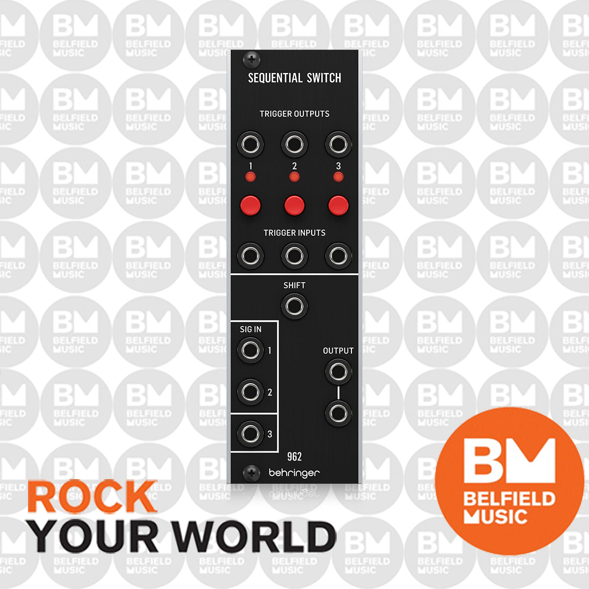 Analog Behringer 962 Sequential Switch - Eurorack Module CV Multiplexer