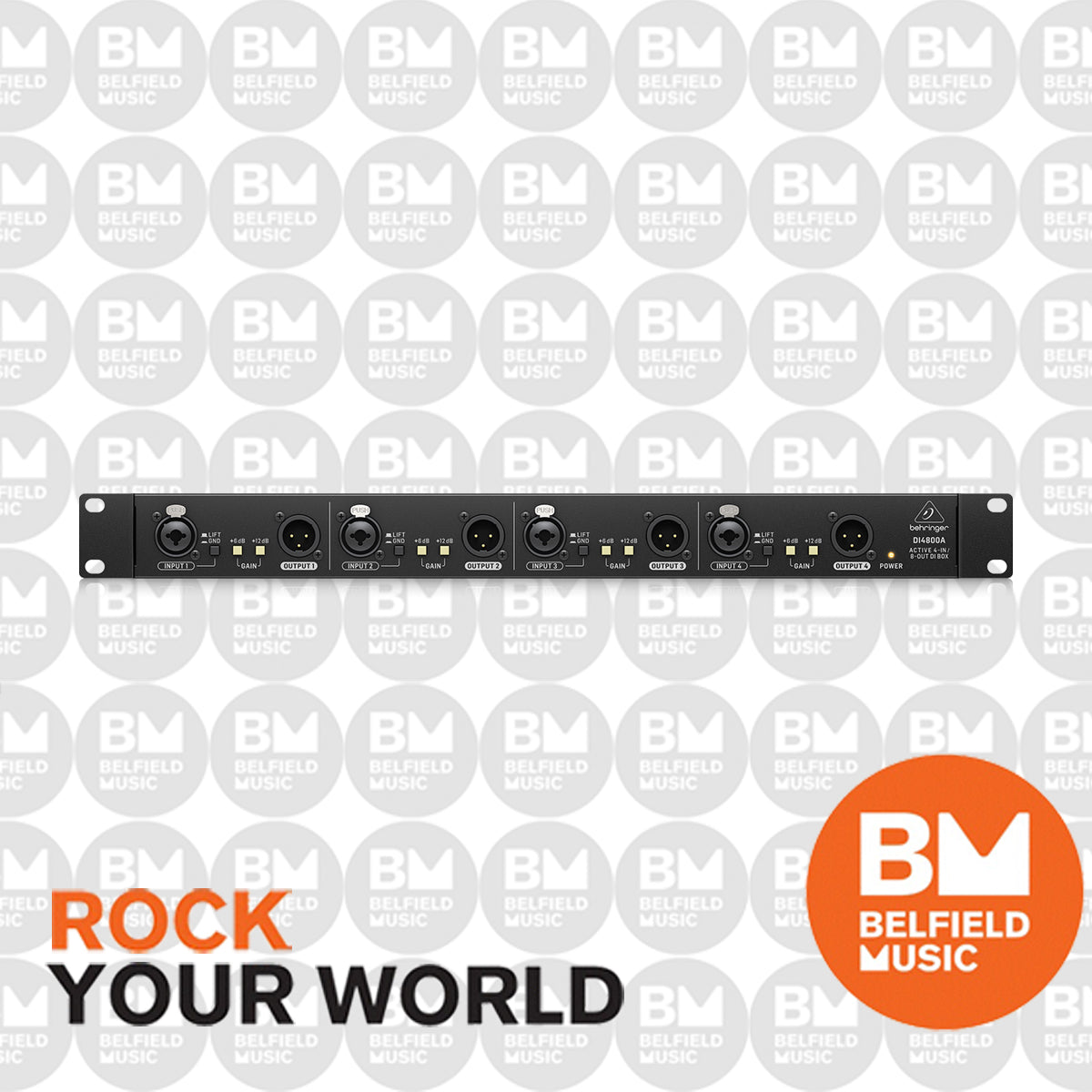 Behringer DI4800A 4-Channel Active DI Booster Line Isolator - Belfield ...