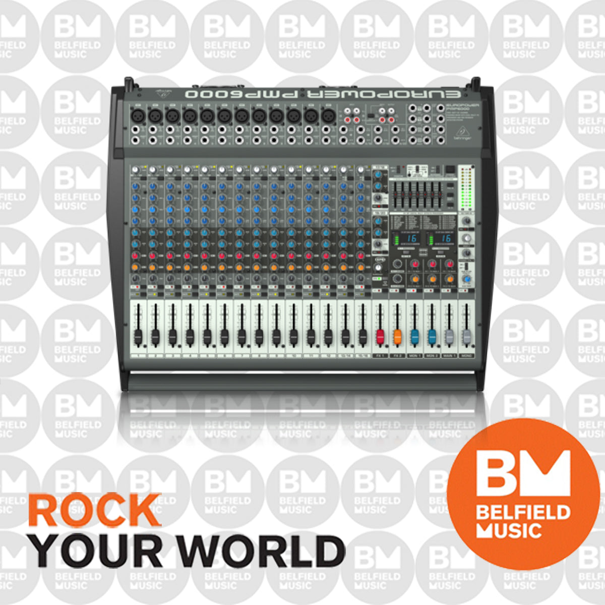 Behringer Europower PMP6000 Powered Mixer - Buy Online - Belfield Music