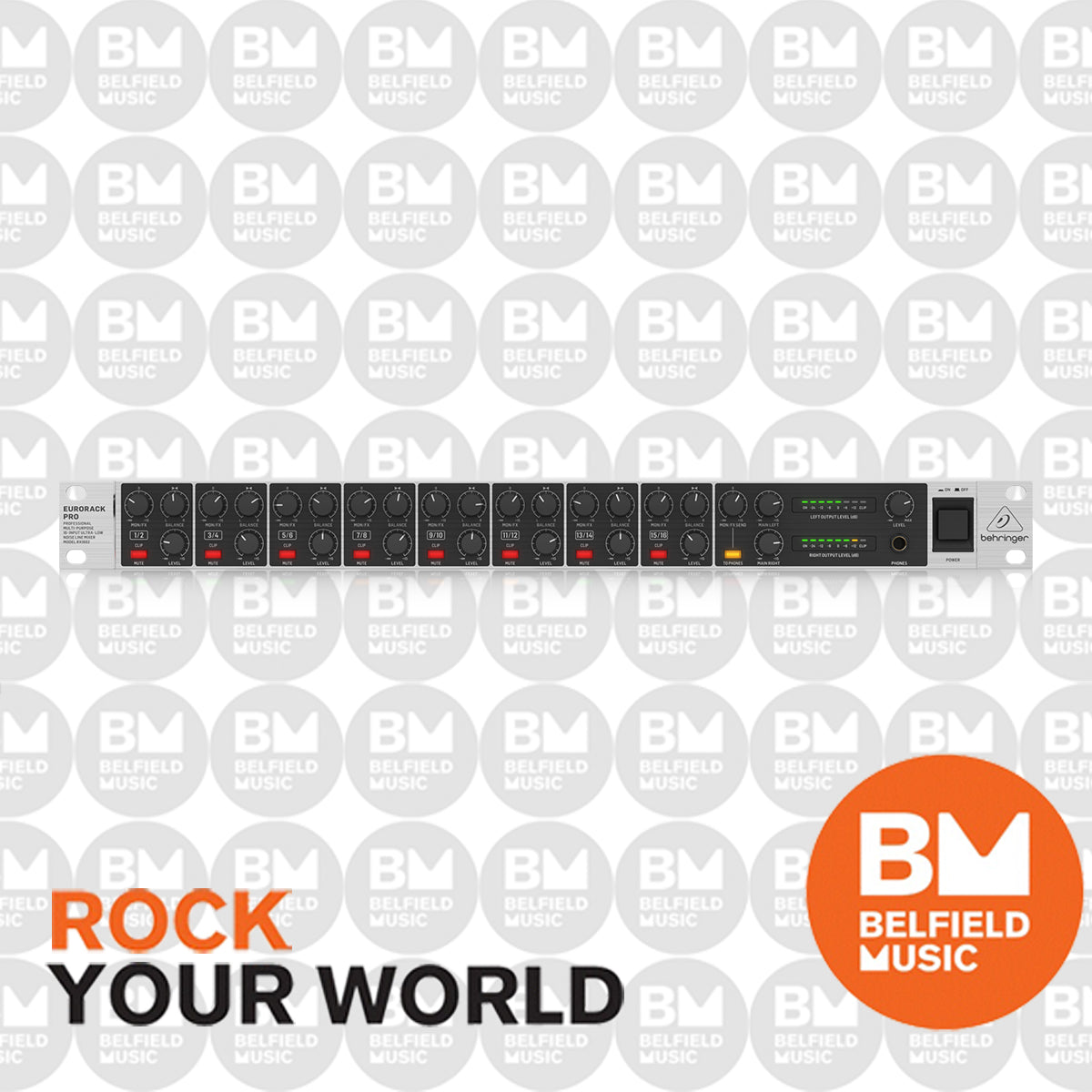 Behringer Eurorack Pro RX1602 V2 Mixer - Buy Online - Belfield Music