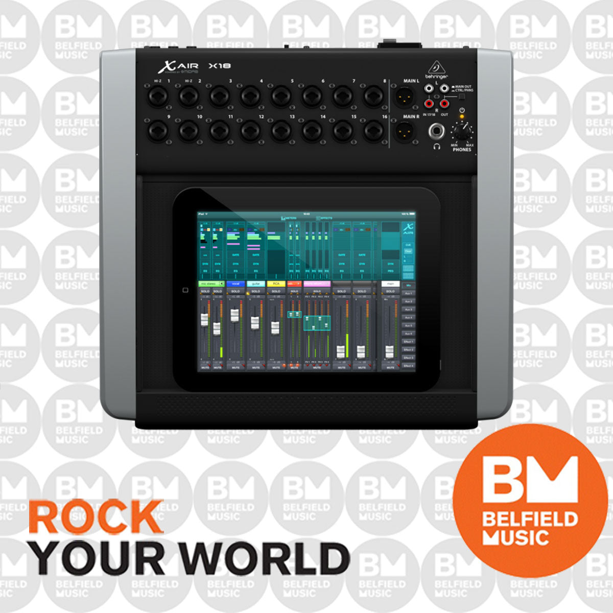 Behringer X18 Digital Mixer for iPads & Tablets - Belfield Music