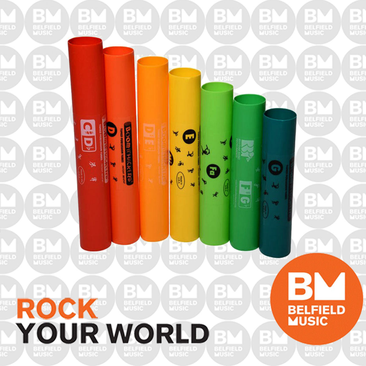Boomwhackers 7-Note Treble Extension Set - Buy Online - Belfield Music