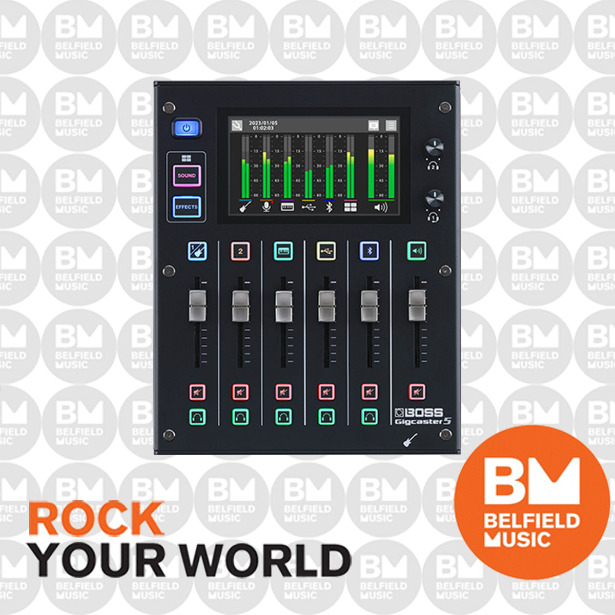 Boss GCS-5 Gigcaster 5 5-Channel Audio Streaming Mixer - Belfield Music