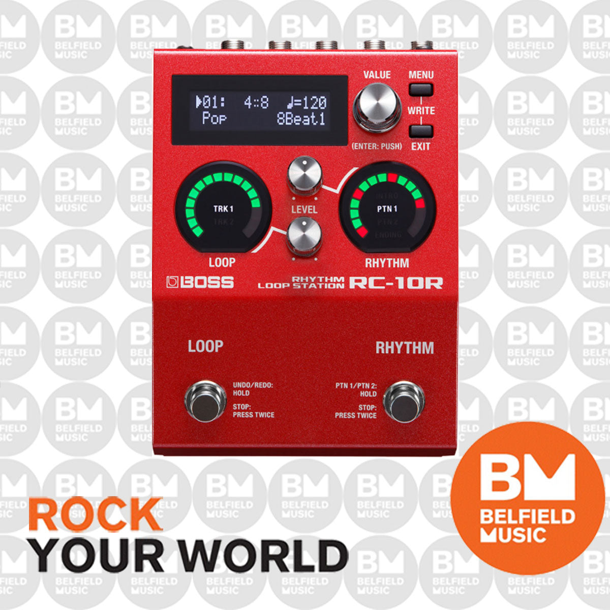 Boss RC-10R Rhythm Loop Station Effects Looper Pedal RC10R - Belfield Music