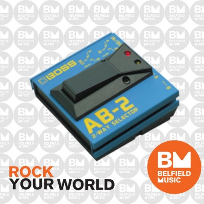 Boss AB-2 2-Way Selector Footswitch Pedal AB2 - Buy Online - Belfield Music