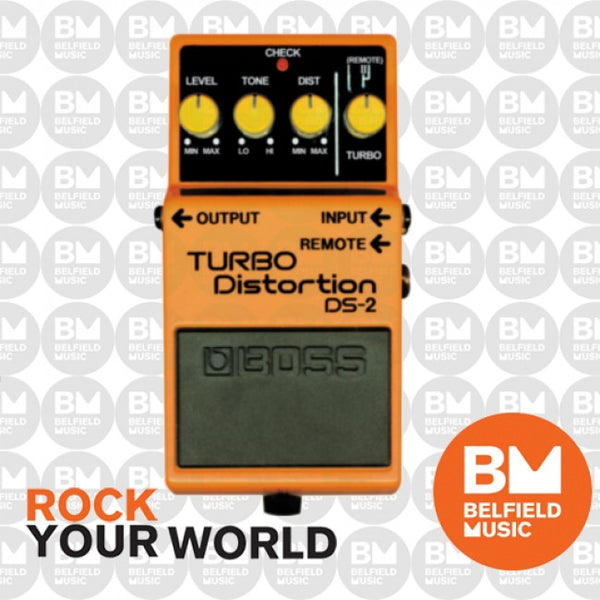 Boss DS-2 Turbo Distortion Effects Pedal DS2 - Buy Online - Belfield Music