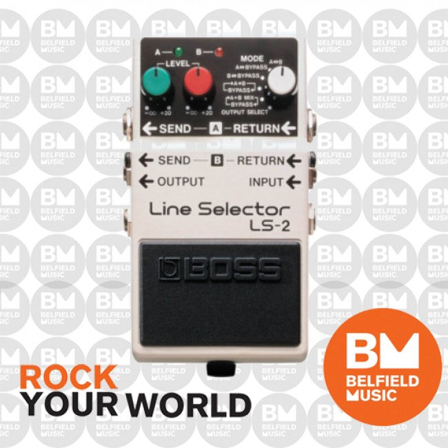 Boss LS-2 Line Selector Effects Pedal LS2 - Buy Online - Belfield Music