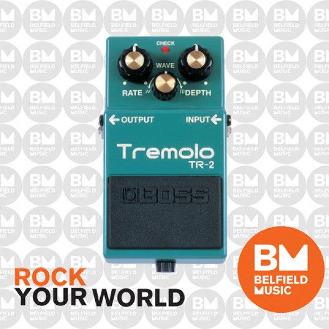 Boss TR-2 Tremolo Effects Pedal TR2 - Buy Online - Belfield Music