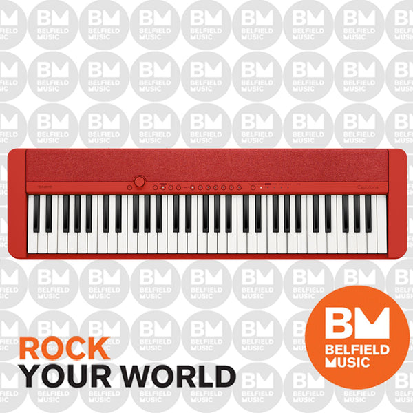 Casio CT-S1 Casiotone Digital Keyboard Red 61-Key - Buy Online ...