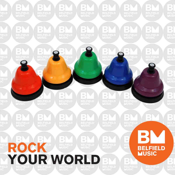 Chroma-Notes 5-Note Chromatic Desk Bell Set - Buy Online - Belfield Music