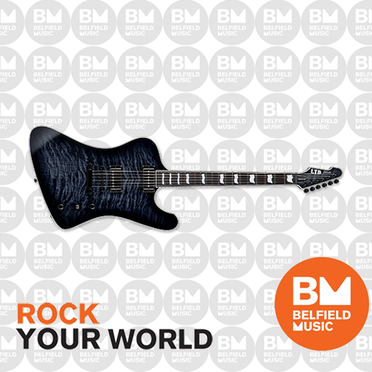 ESP LTD PHOENIX-1000 Phoenix Electric Guitar Quilted Maple See Thru ...